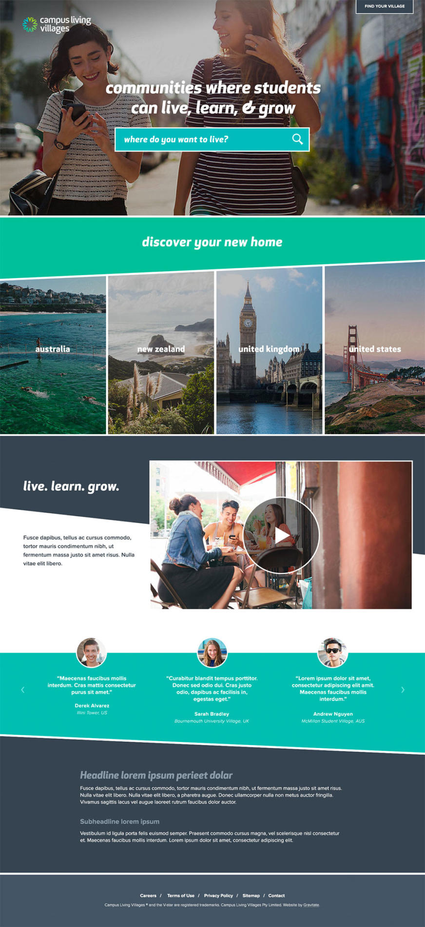 Case Study: Campus Living Villages | Gravitate