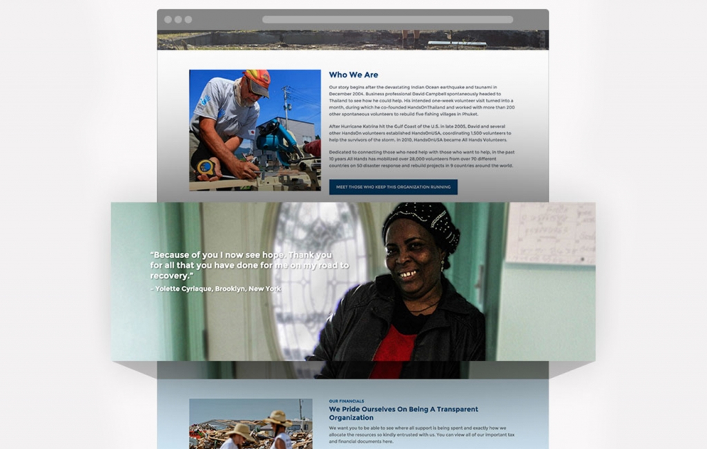 Case Study: All Hands Volunteers | Gravitate